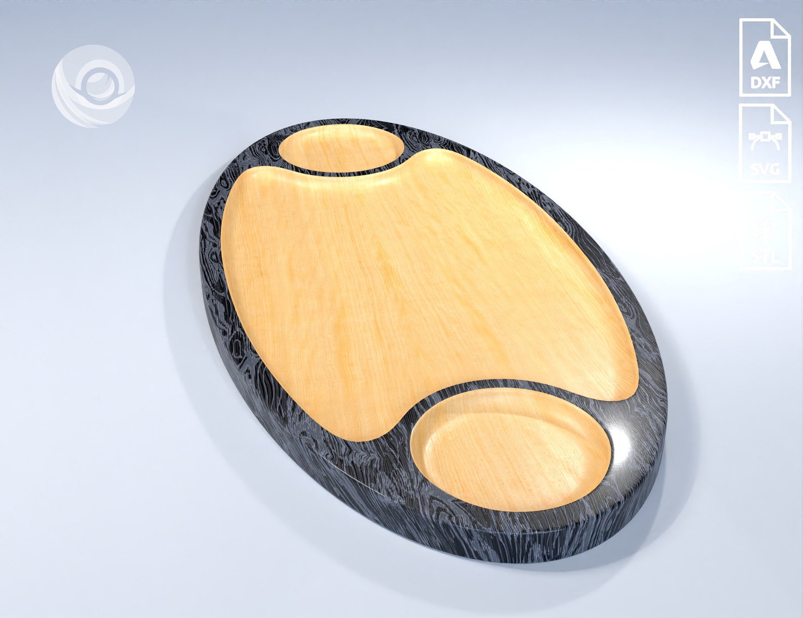 Oval Combination Plate Files for Cnc Router Instant Download - Etsy