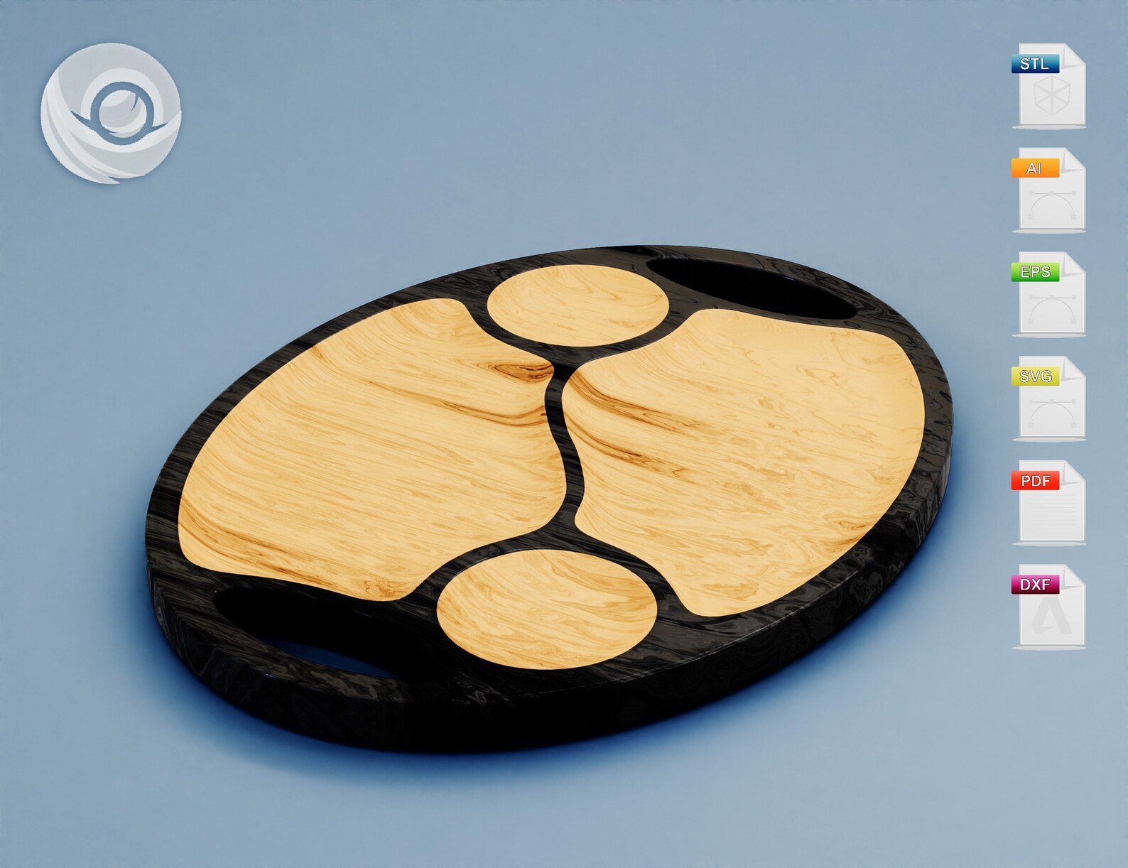 STL, DXF, SVG Files of Combination Plate for Cnc Router, Instant ...