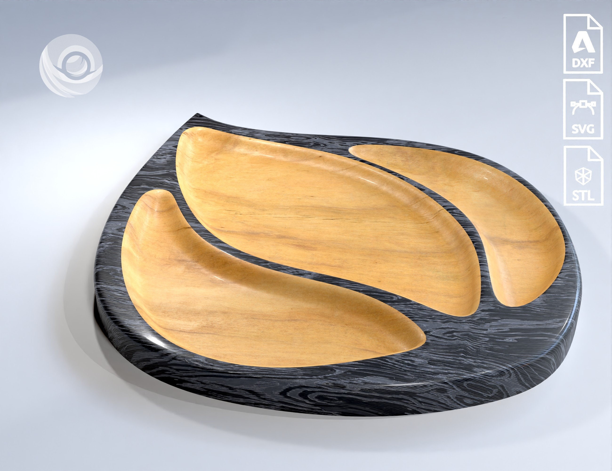 Set of Custom Rolling Tray Cnc Router Files, STL 3d Print Files, Router ...