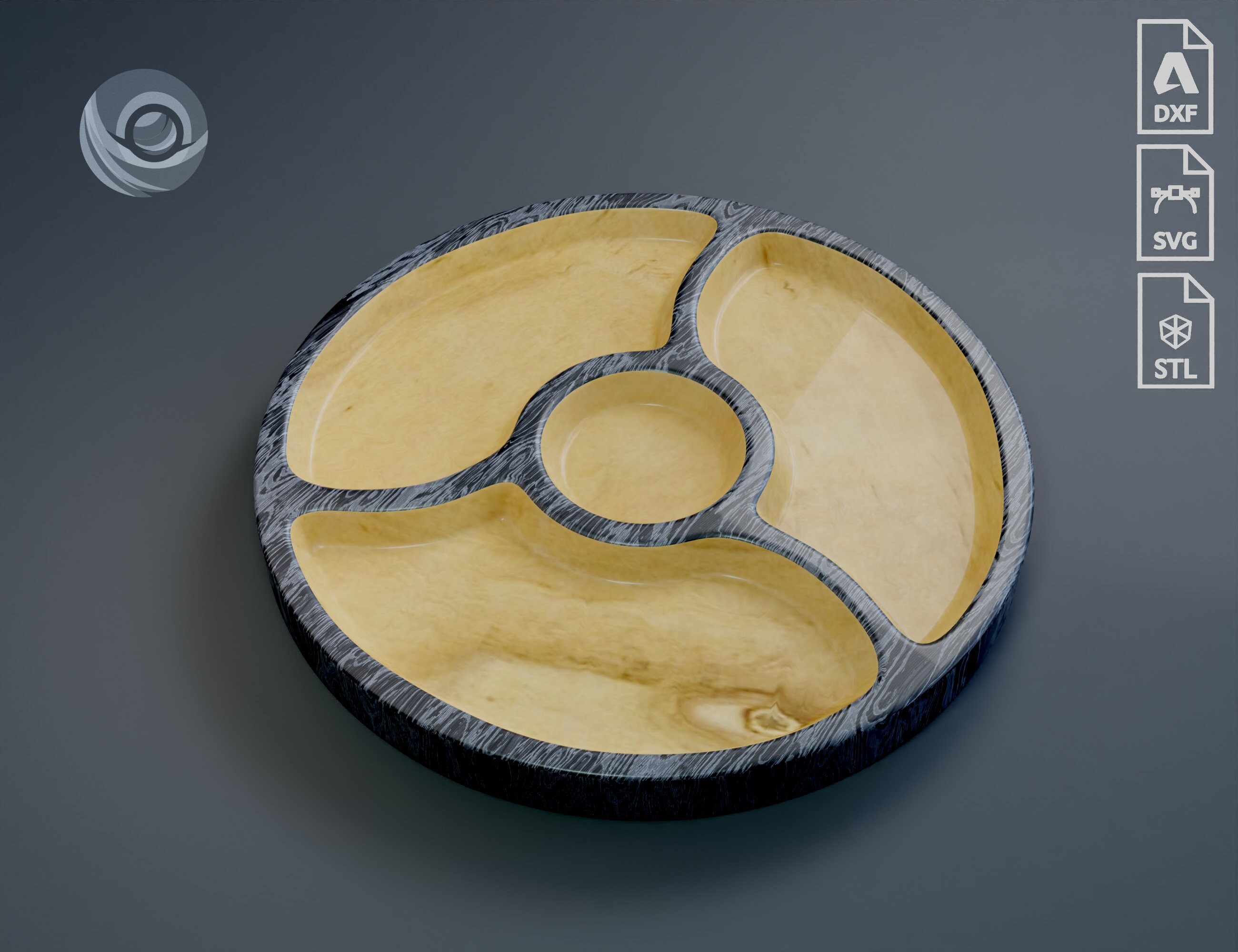 Round Combination Plate Files for Cnc Router Instant Download - Etsy