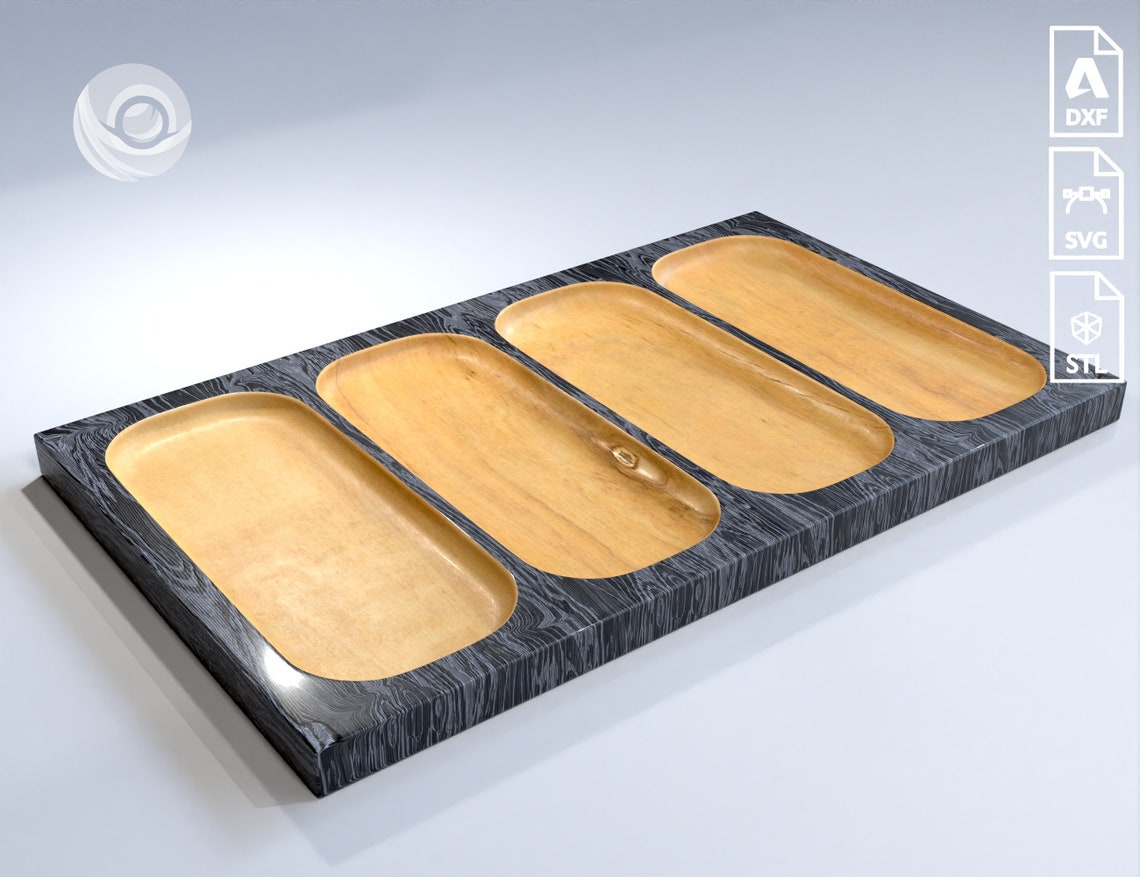 Large Serving Tray Files for Cnc Router Instant Download - Etsy