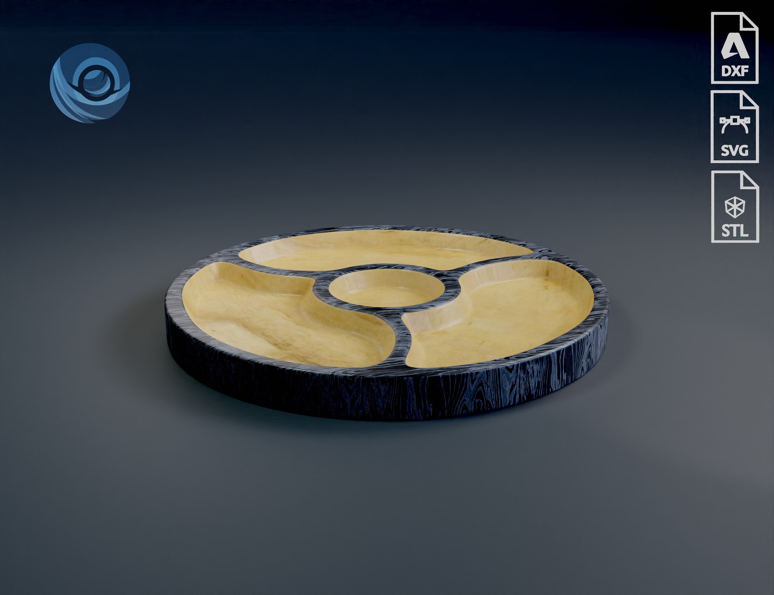 Round Combination Plate Files for Cnc Router Instant Download - Etsy