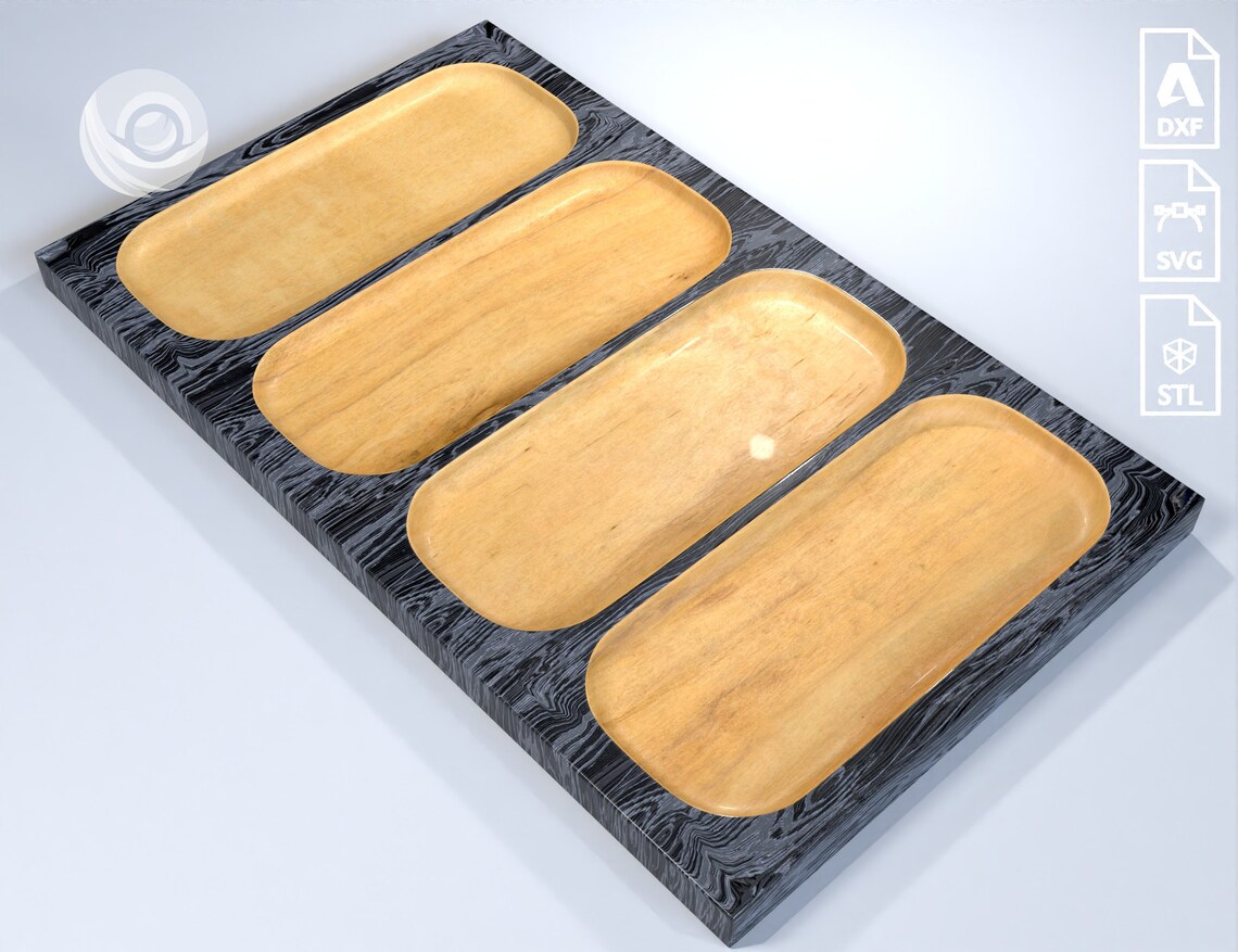 Large Serving Tray Files for Cnc Router Instant Download - Etsy