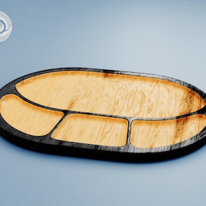 Large Wooden Tray Files for Cnc Router, Instant Download - STL, DXF ...