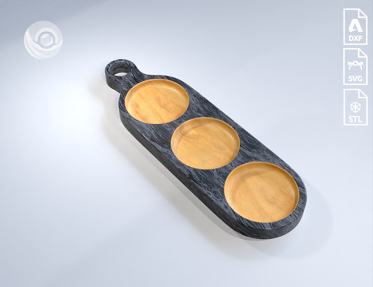 Set of Custom Rolling Tray Cnc Router Files, STL 3d Print Files, Router ...