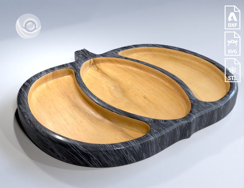 Pumpkin Tray Cnc Files for Wood Catch All Tray 3d Print STL - Etsy