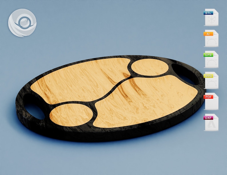 STL, DXF, SVG Files of Combination Plate for Cnc Router, Instant ...