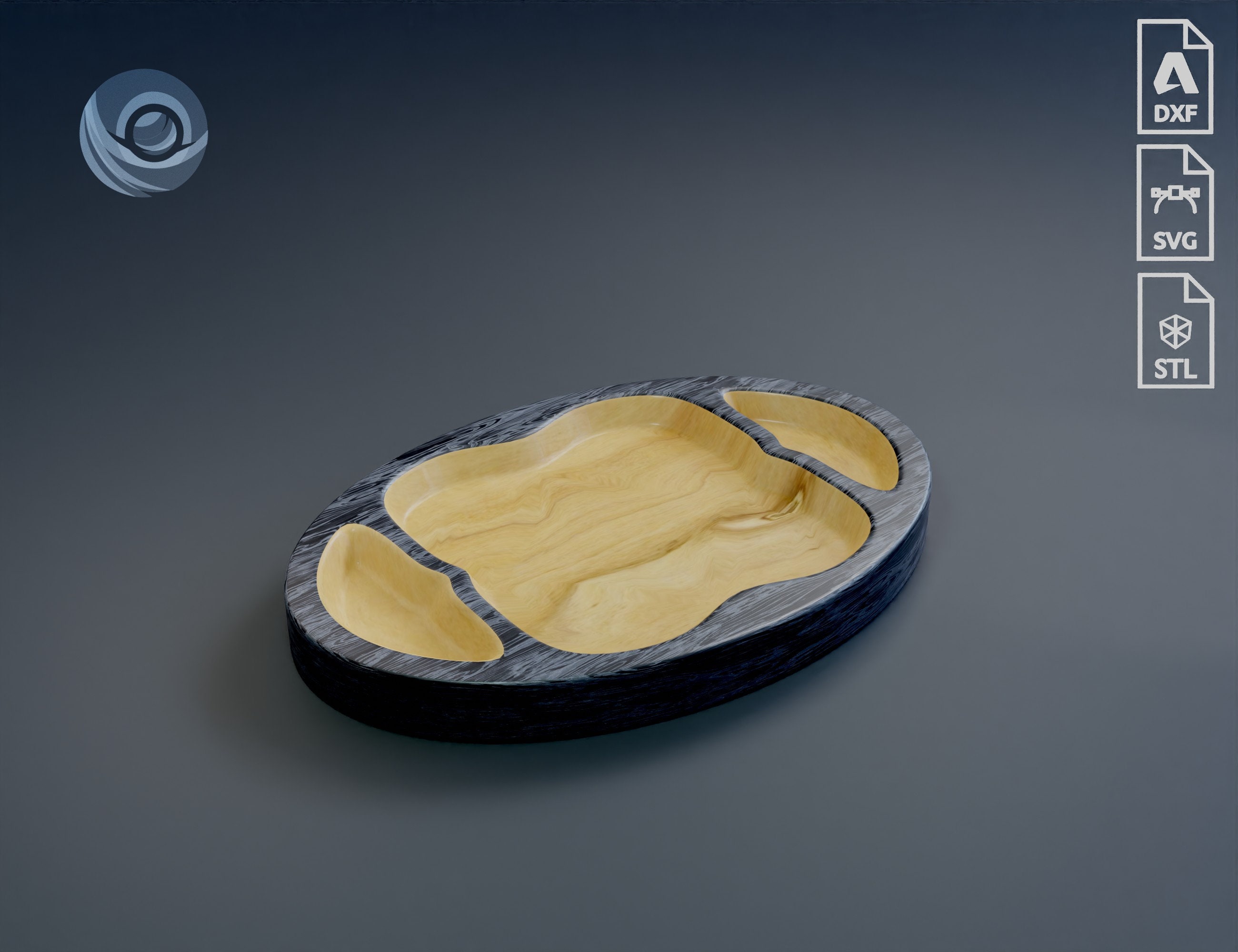 Oval Combination Plate Files for Cnc Router Instant Download | Etsy