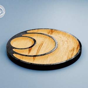 Wooden Tray Cnc Router Files, Large Serving Tray, Breakfast Tray - STL ...