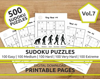 Sudoku Puzzles Volume 10 100 Easy 100 Medium 100 Hard 100 Very Hard 100 ...