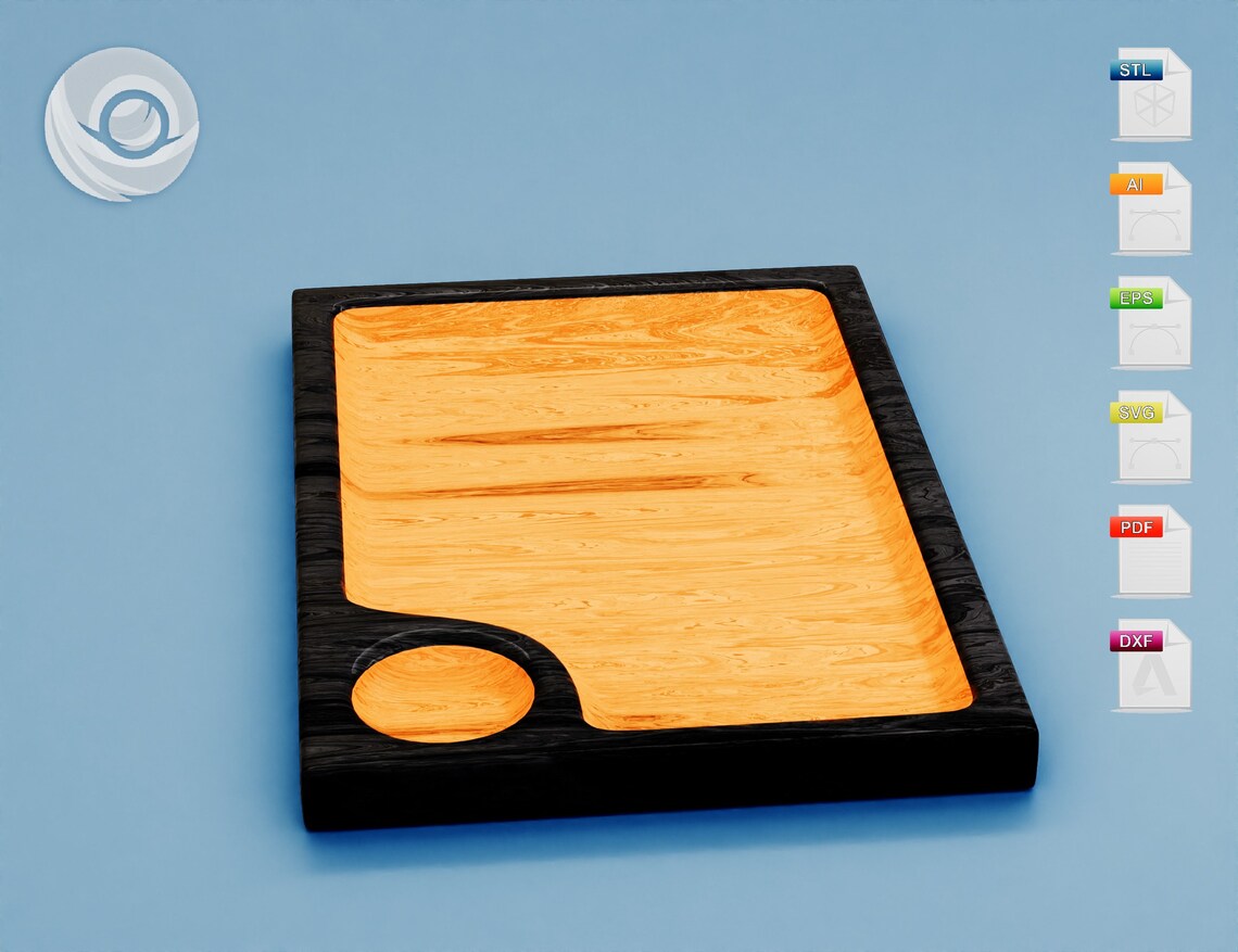 STL, DXF, SVG Files Combination Plate for Cnc Router, Instant Download ...