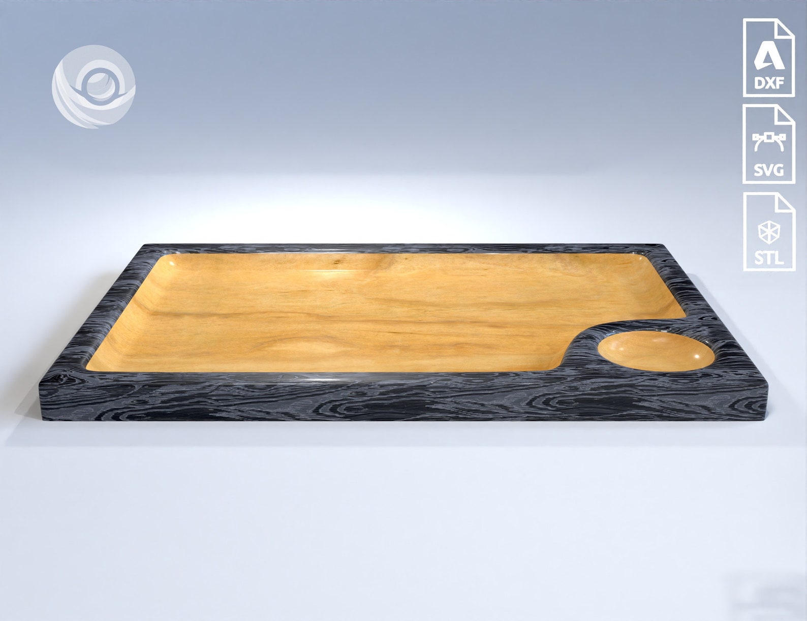 STL DXF SVG Files Combination Plate for Cnc Router Instant - Etsy