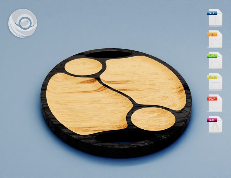 STL, DXF, SVG Files of Combination Plate for Cnc Router, Instant ...