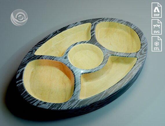 STL DXF SVG Files of Combination Plate for Cnc Router | Etsy