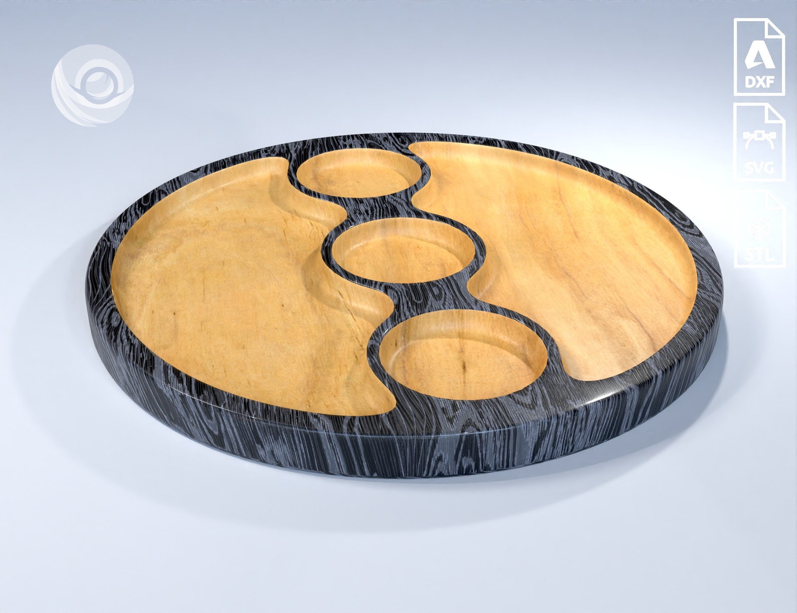 Round Combination Plate Files for Cnc Router Instant Download - Etsy