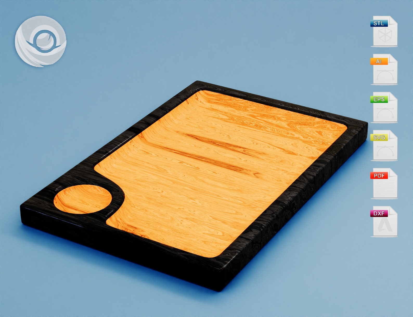 STL, DXF, SVG Files Combination Plate for Cnc Router, Instant Download ...