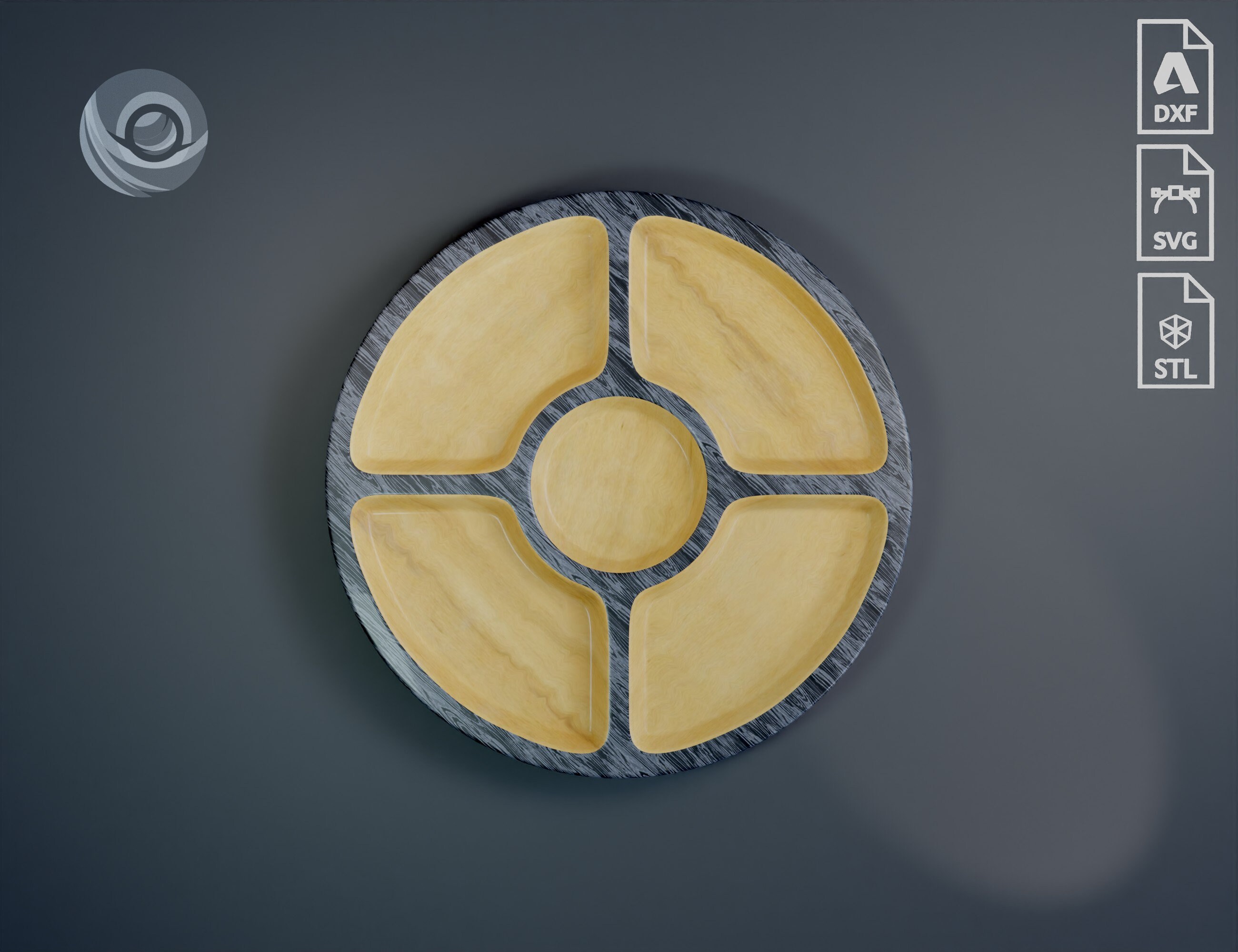 Round Combination Plate Files for Cnc Router Instant Download - Etsy