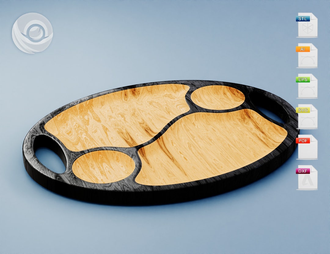 STL, DXF, SVG Files of Combination Plate for Cnc Router, Instant ...