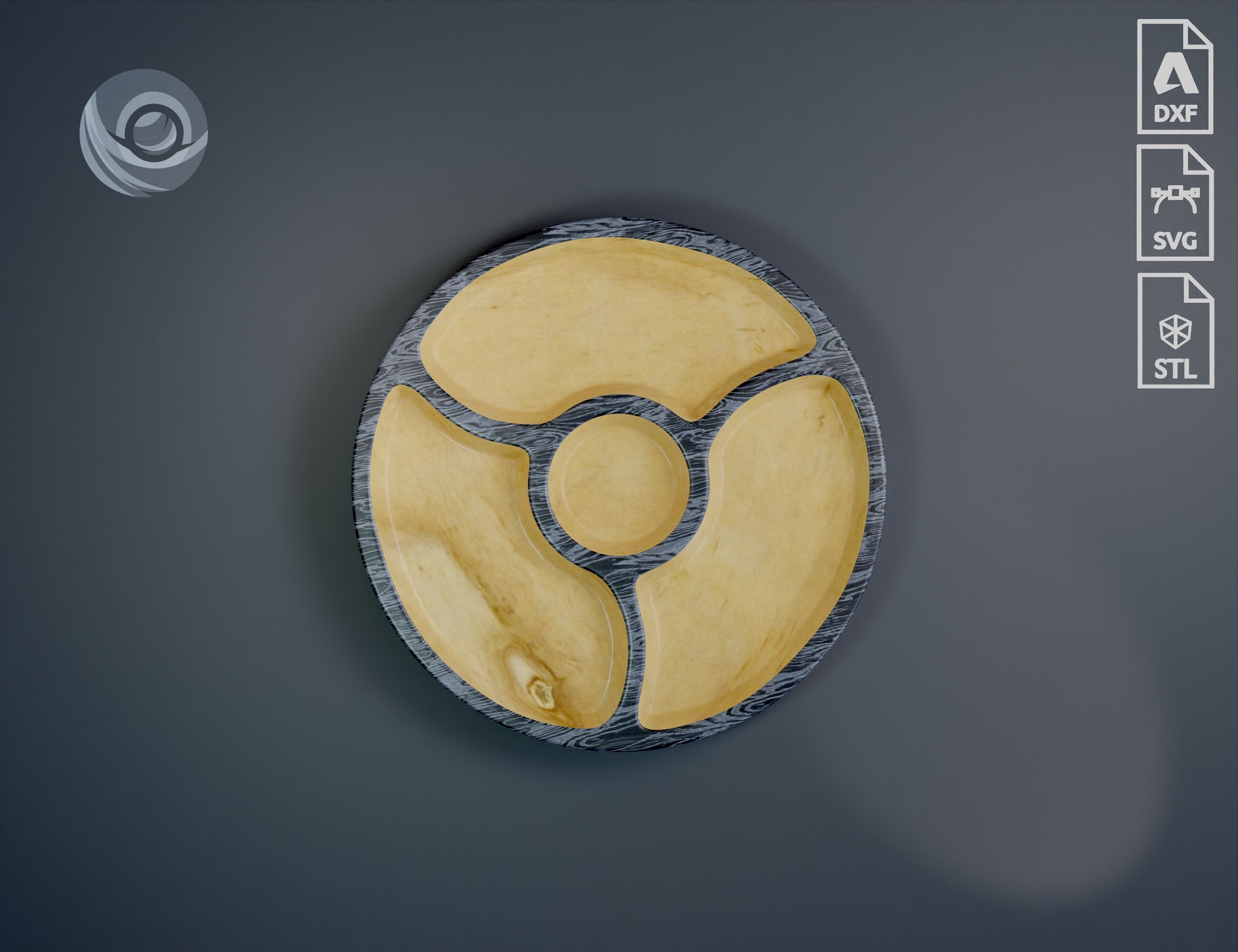 Round Combination Plate Files for Cnc Router Instant Download - Etsy