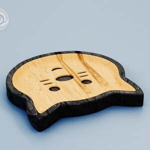 Cat Wooden Bowl for Cnc Router, Serving Plate - STL, DXF, SVG Files - Etsy