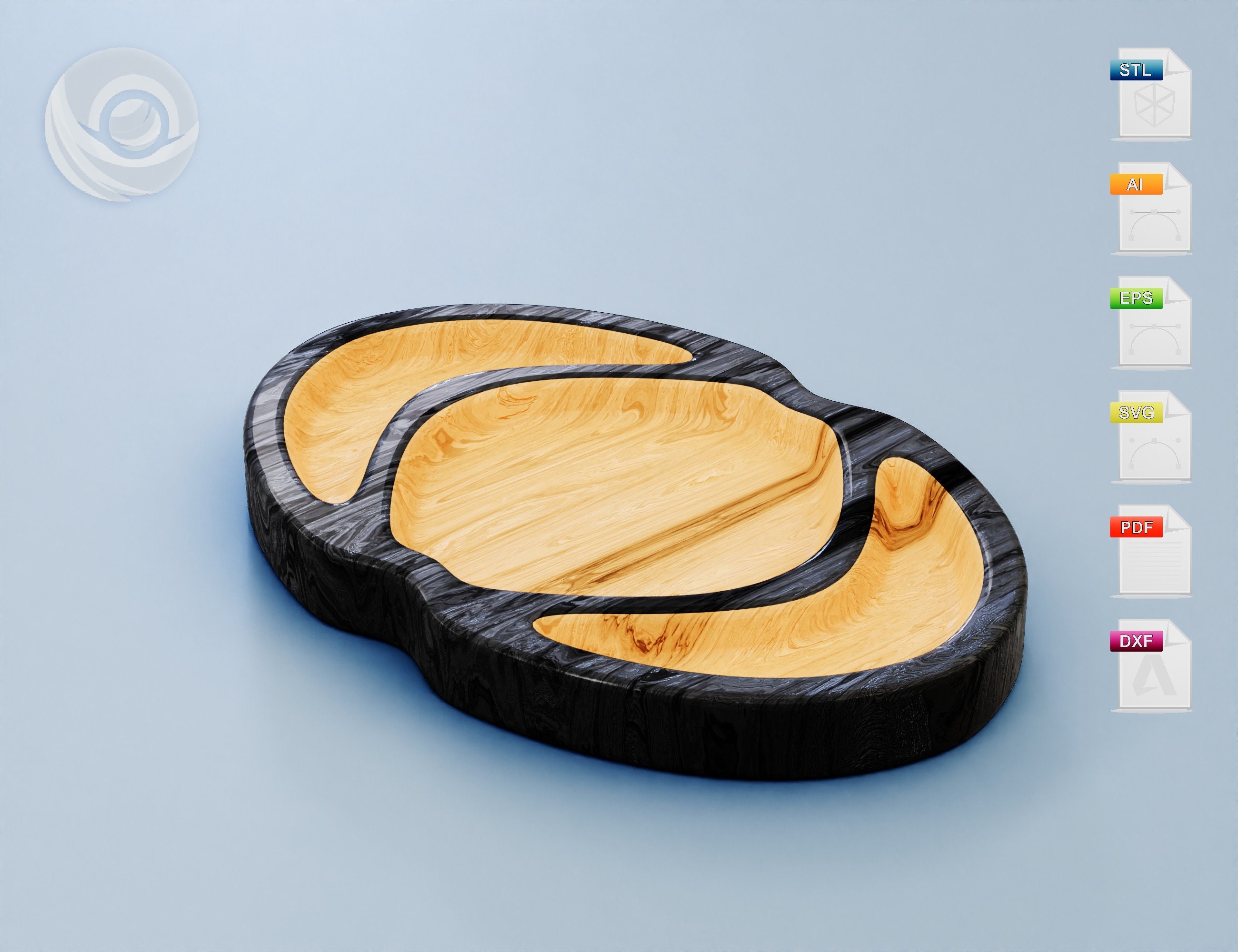 STL, DXF, SVG Files Combination Plate for Cnc Router, Instant Download ...