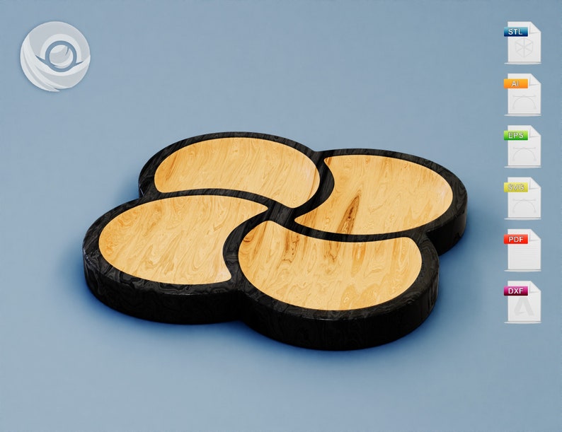 Flower Baby Plate, Serving Tray for Cnc Router STL, DXF, SVG Files - Etsy