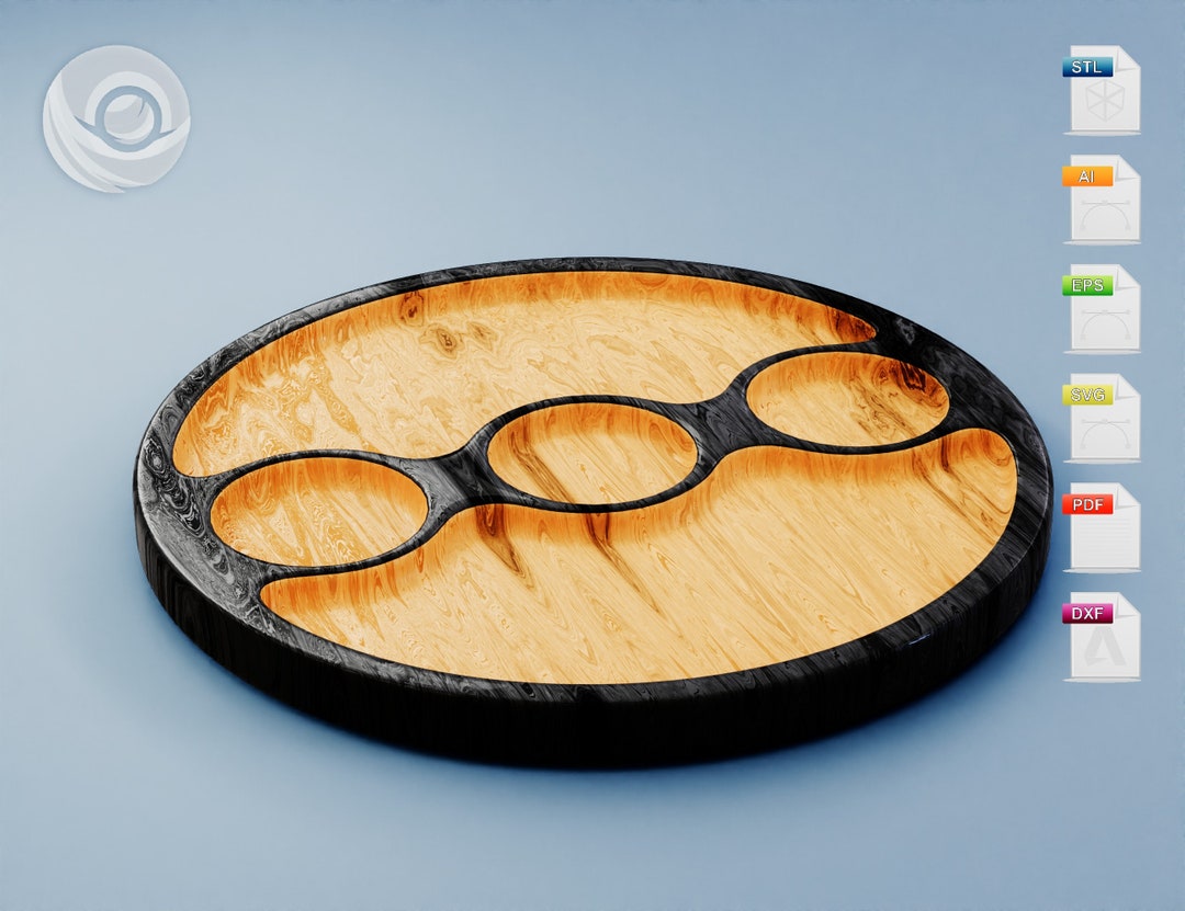 Round Combination Plate Files for Cnc Router, Instant Download - STL ...