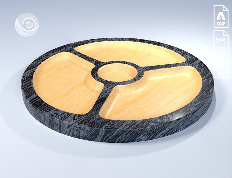 STL Dxf Svg Files Wood Tray Perfect for Food Holder/bbq - Etsy