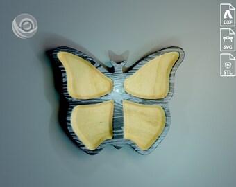 Owl Baby Plate Serving Tray for Cnc Router STL DXF SVG | Etsy