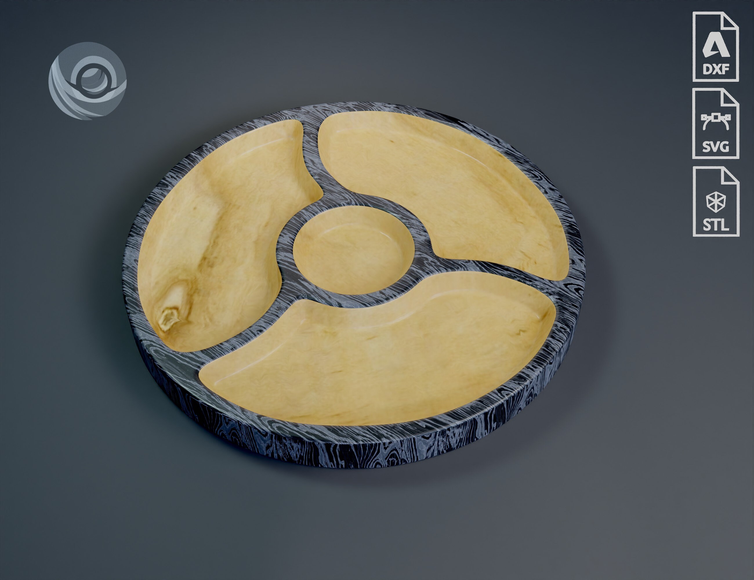 Round Combination Plate Files for Cnc Router Instant Download - Etsy