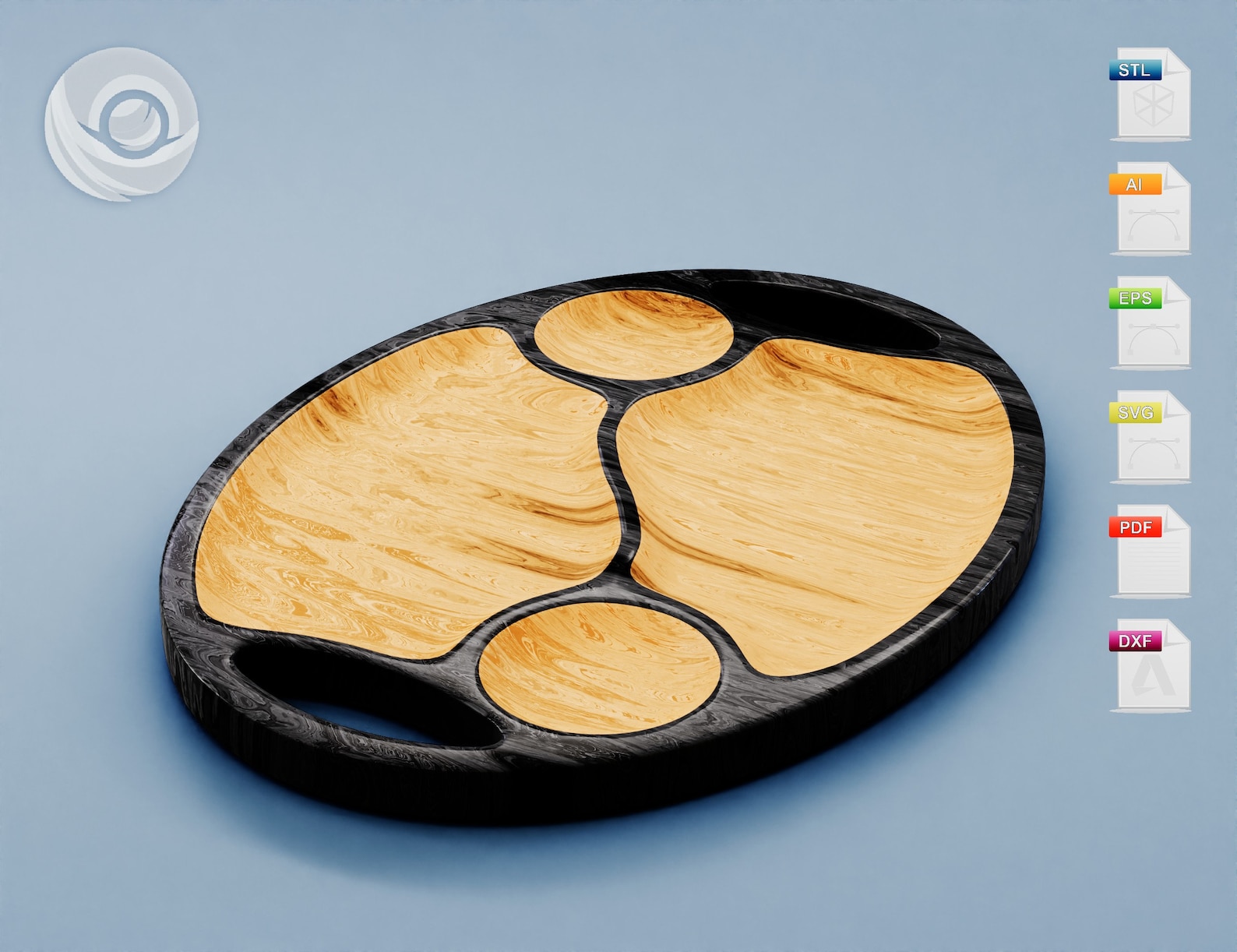 STL, DXF, SVG Files of Combination Plate for Cnc Router, Instant ...