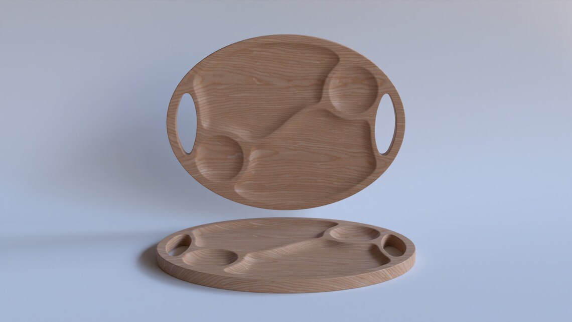 STL DXF SVG Files of Combination Plate for Cnc Router | Etsy