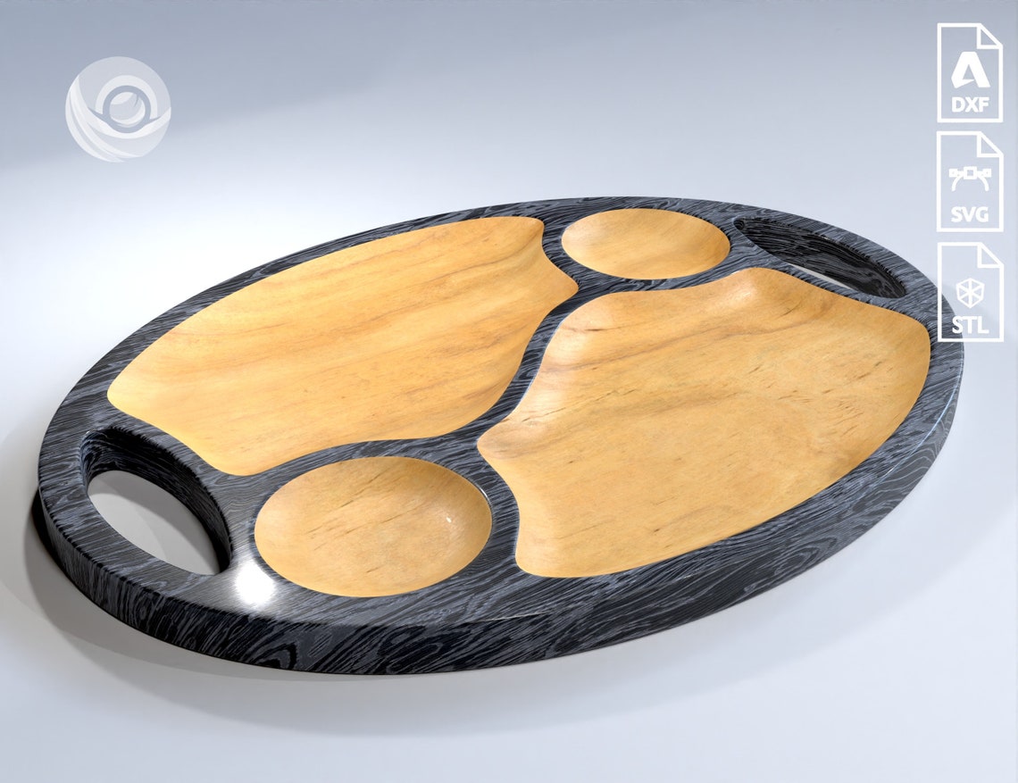 STL DXF SVG Files of Combination Plate for Cnc Router - Etsy