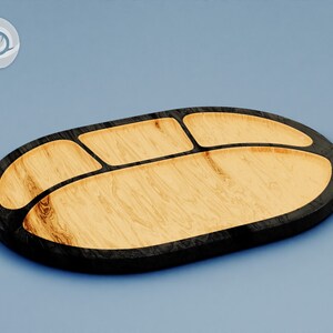 Large Wooden Tray Files for Cnc Router, Instant Download - STL, DXF ...