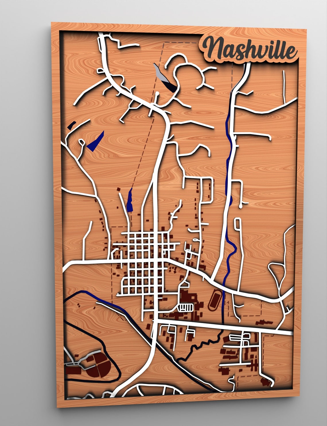 DIY Drawing Custom City Road Maps Gift for Him Home Decor Wall Art ...