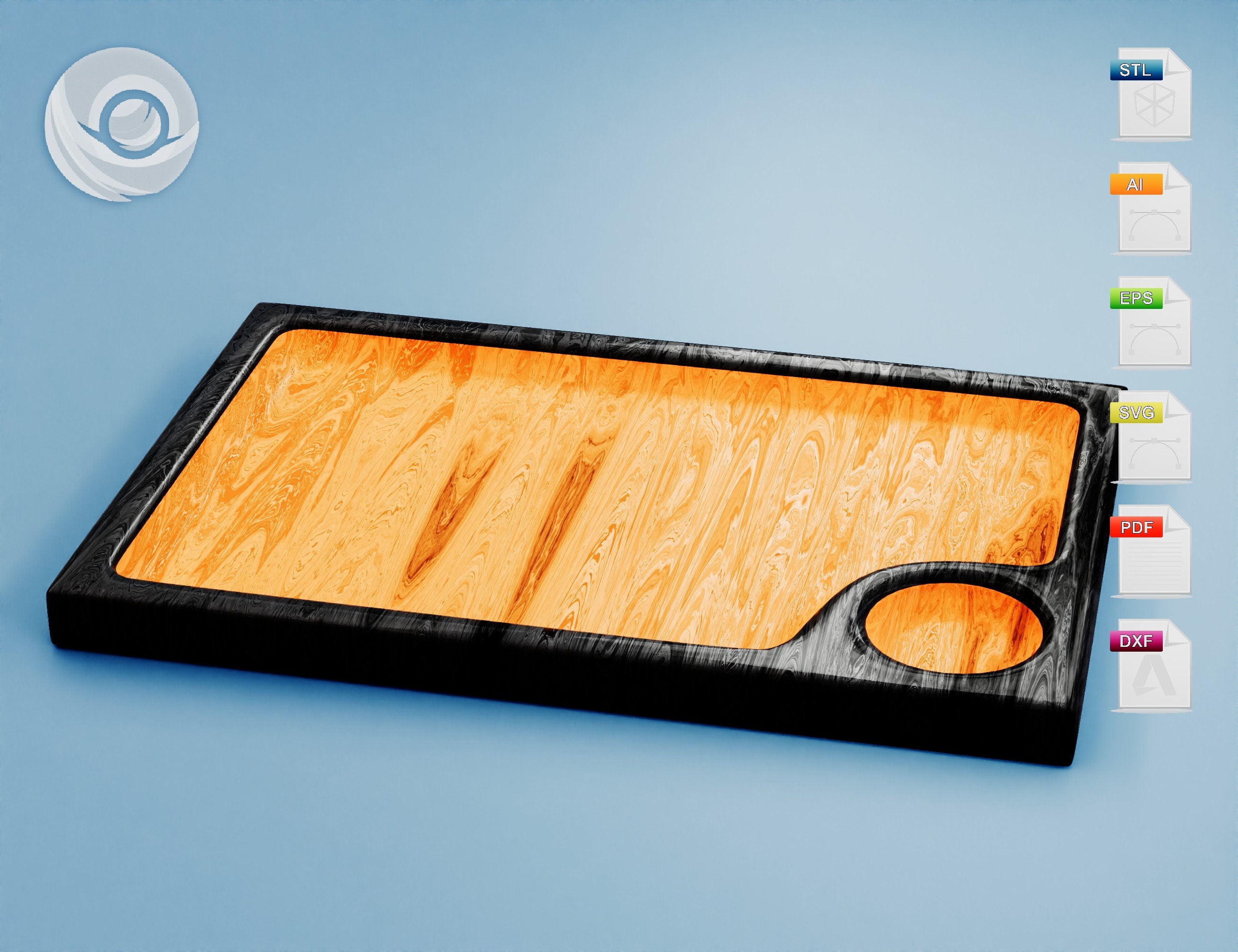 STL, DXF, SVG Files Combination Plate for Cnc Router, Instant Download ...