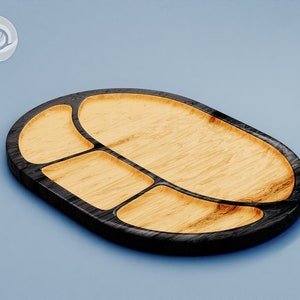 Large Wooden Tray Files for Cnc Router, Instant Download - STL, DXF ...