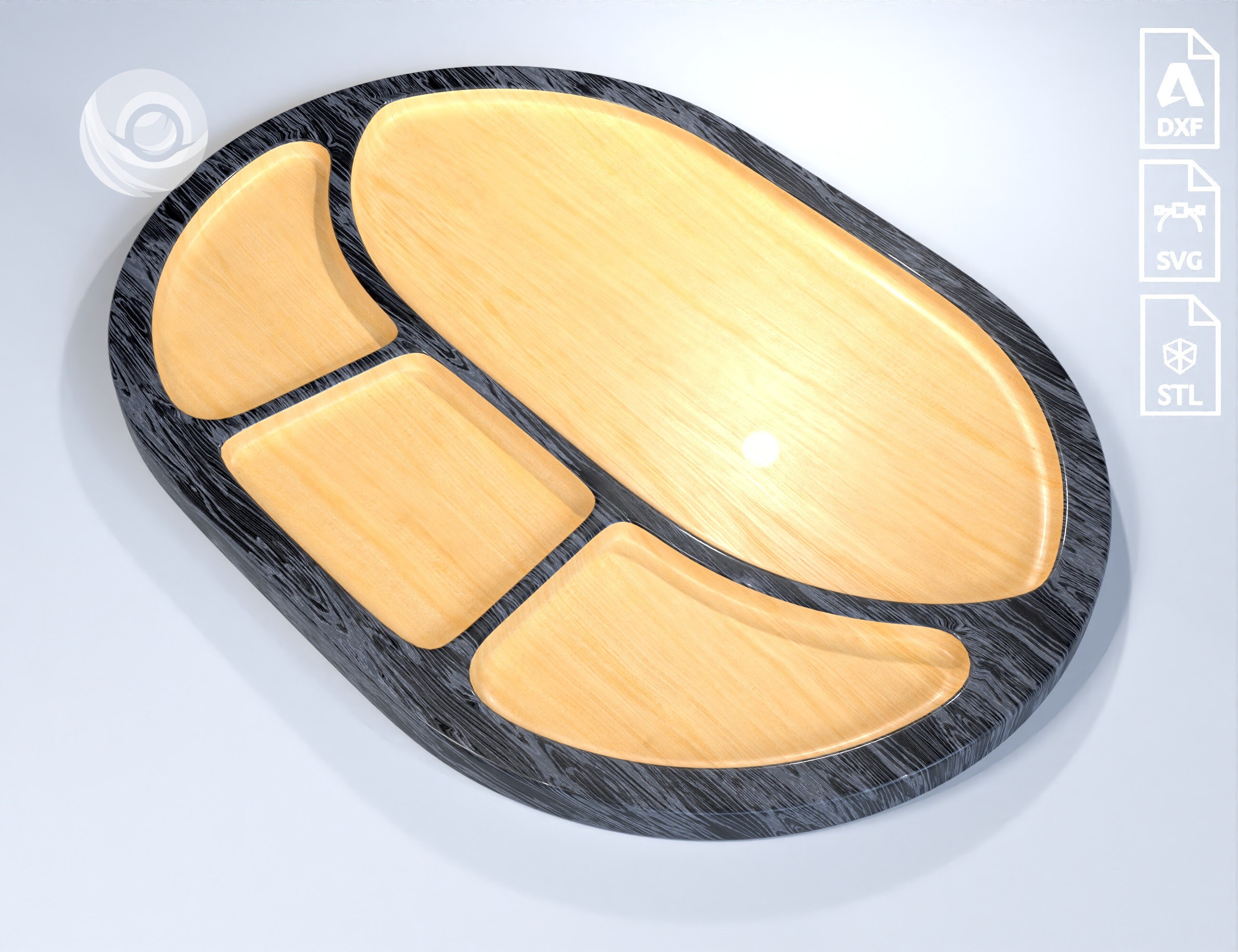 Large Wooden Tray Files for Cnc Router Instant Download - Etsy