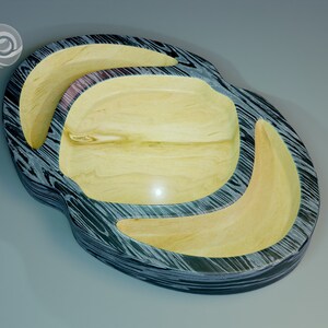 STL DXF SVG Files Combination Plate for Cnc Router Instant | Etsy