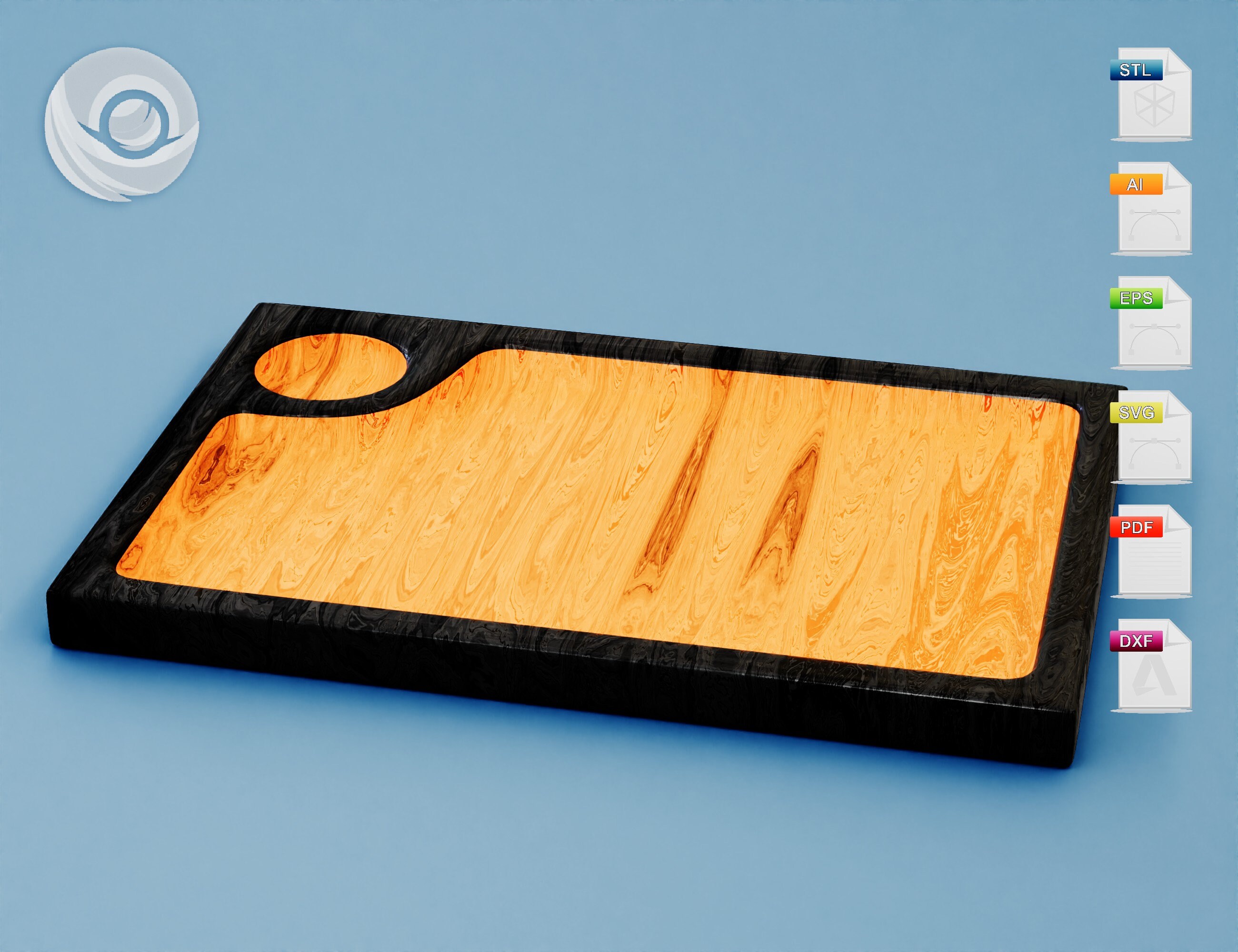 STL, DXF, SVG Files Combination Plate for Cnc Router, Instant Download ...