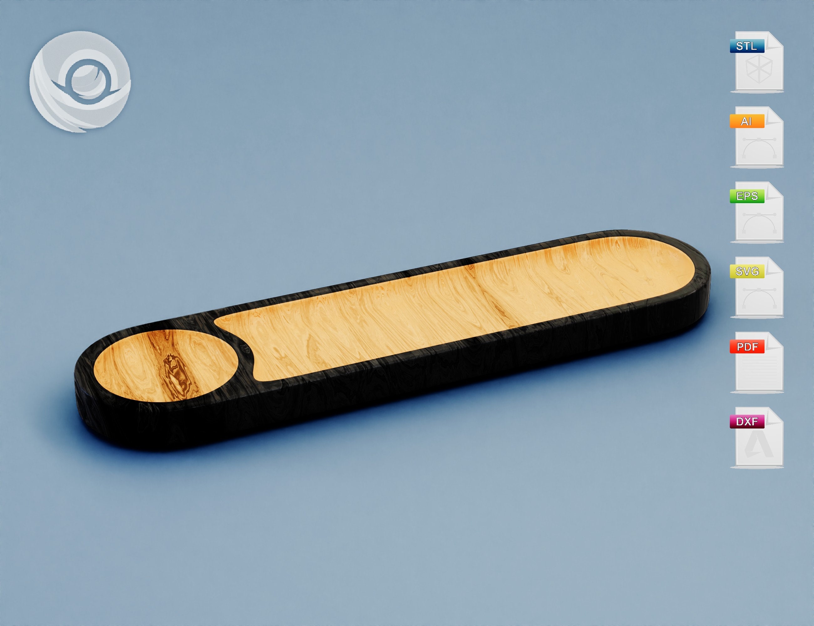 Long Dessert Appetizer Plate Salad Plate for Fruit Cookie Platter Bread ...