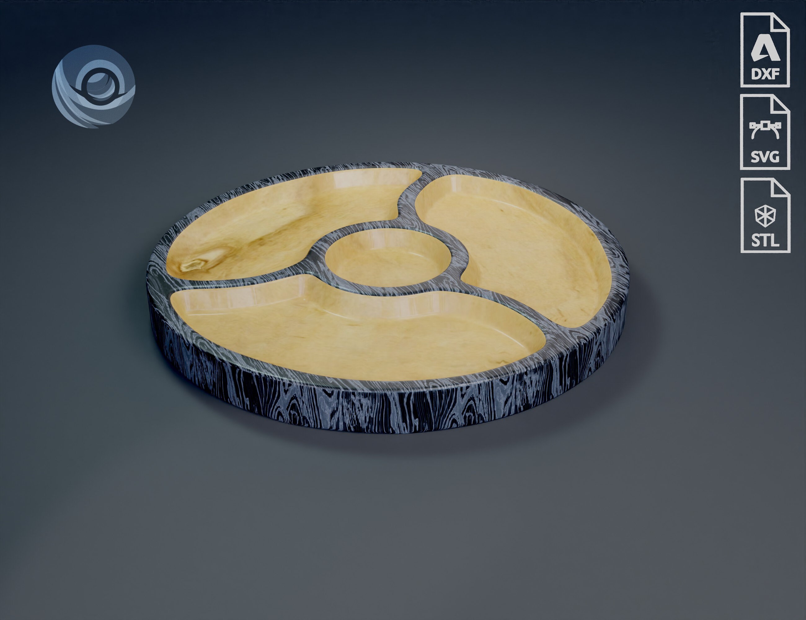 Round Combination Plate Files for Cnc Router Instant Download - Etsy