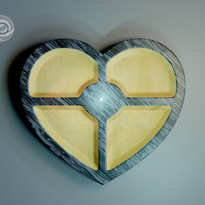 STL DXF SVG Files Heart Tray for Cnc Router Salad Platter | Etsy