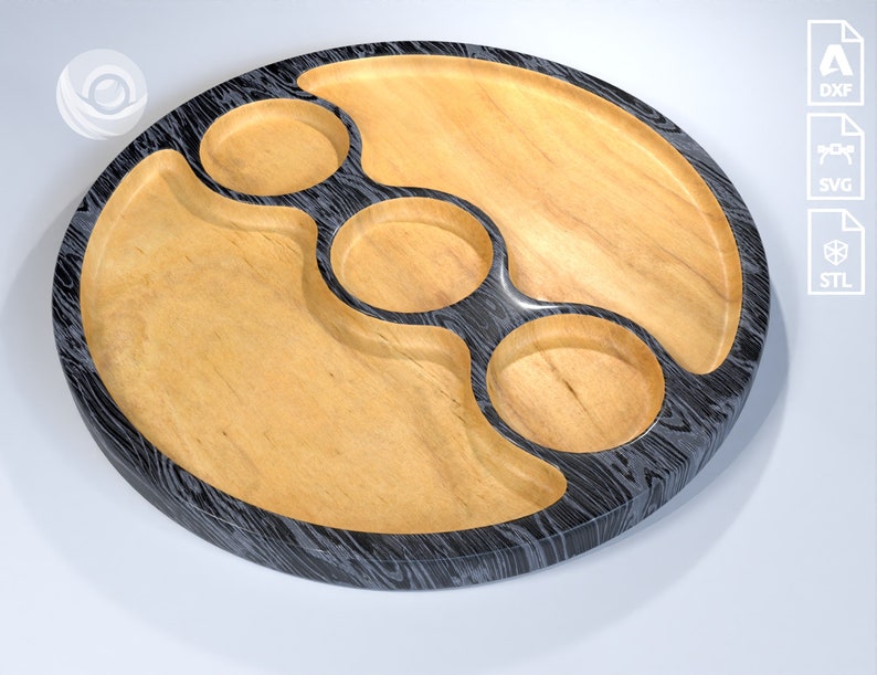 Round Combination Plate Files for Cnc Router Instant Download - Etsy