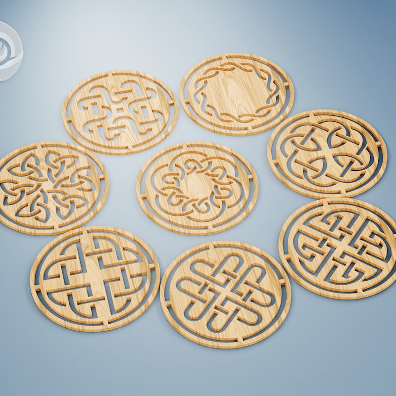 Celtic Knot Coasters - Etsy