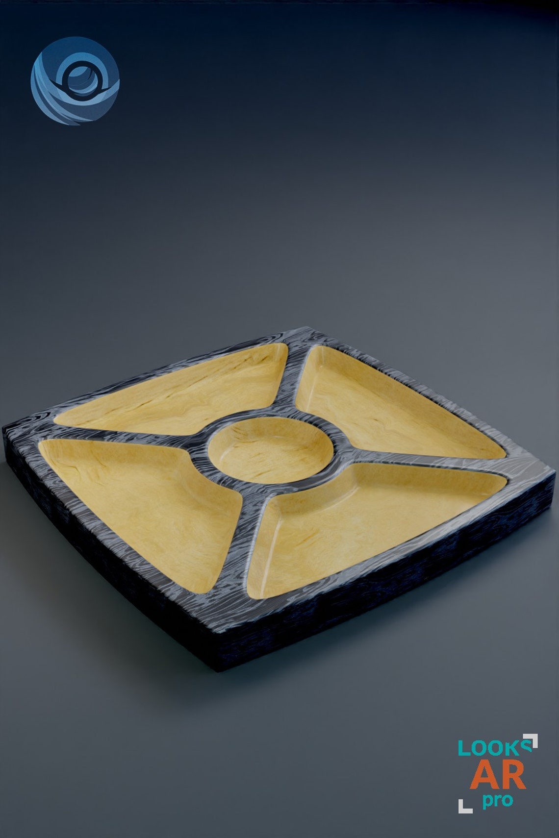 Square Wooden Plate Files for Cnc Router Instant Download - Etsy