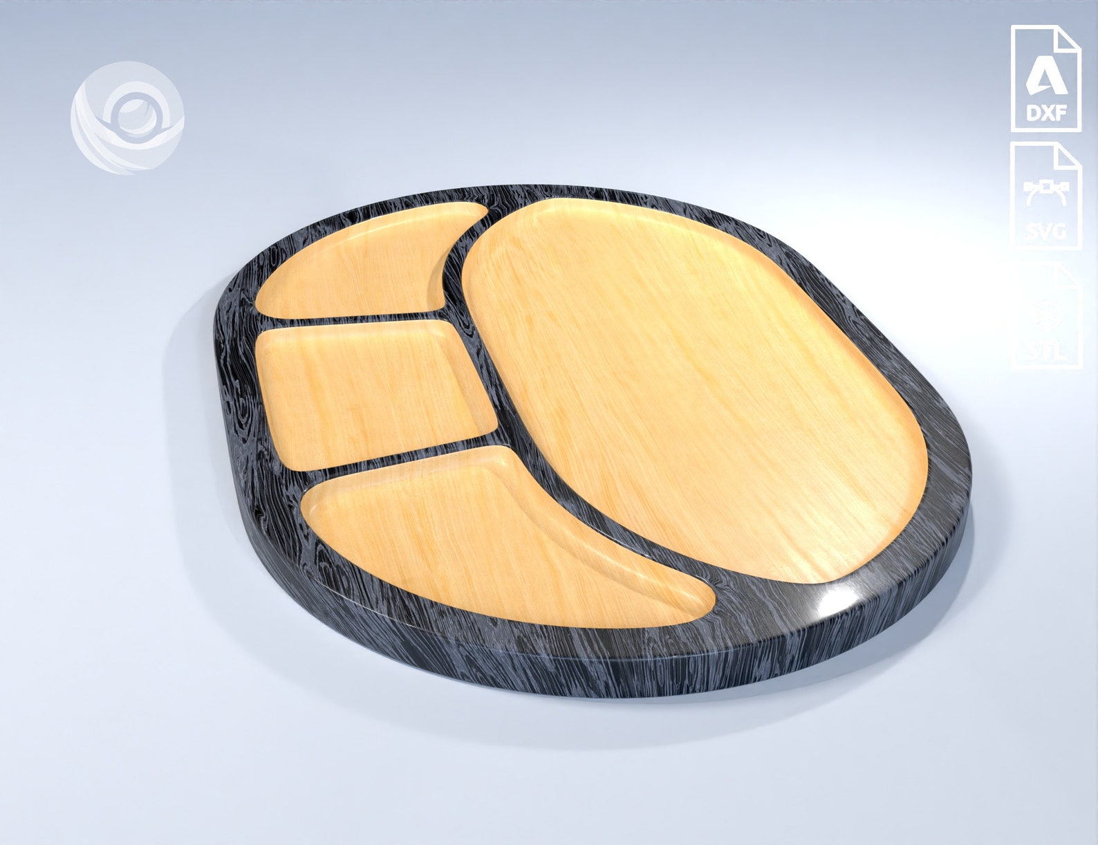 Large Wooden Tray Files for Cnc Router Instant Download - Etsy