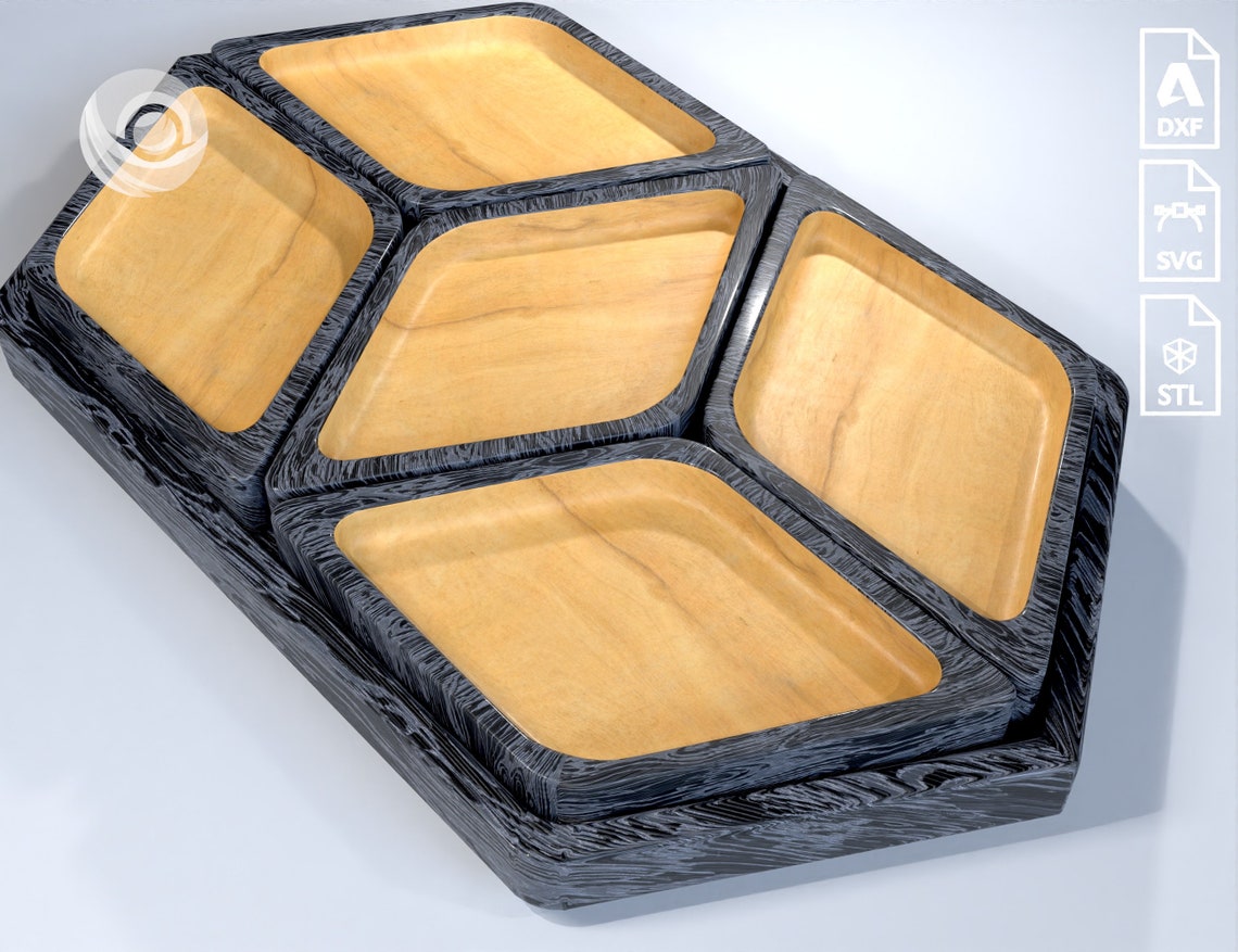 Large Wooden Trays Files for Cnc Router Instant Download - Etsy