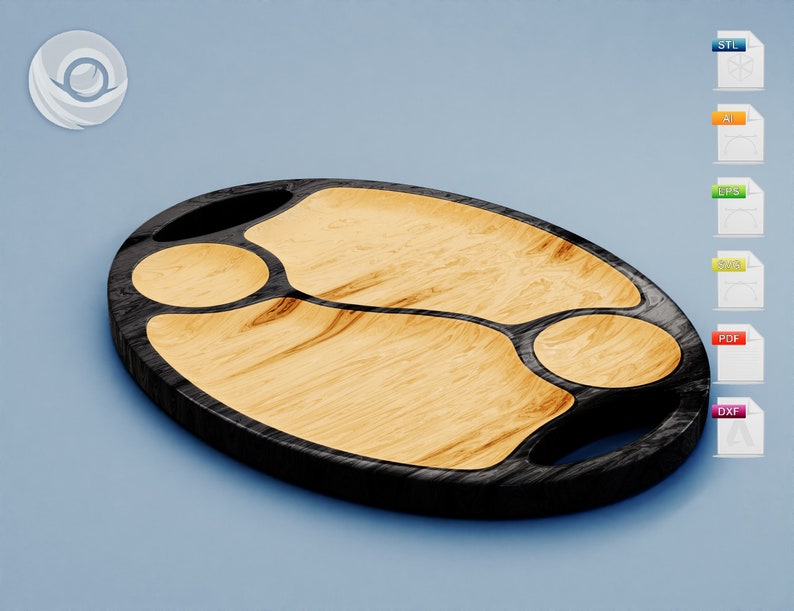 STL, DXF, SVG Files of Combination Plate for Cnc Router, Instant ...