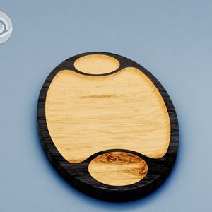 Oval Combination Plate Files for Cnc Router, Instant Download, Serving ...